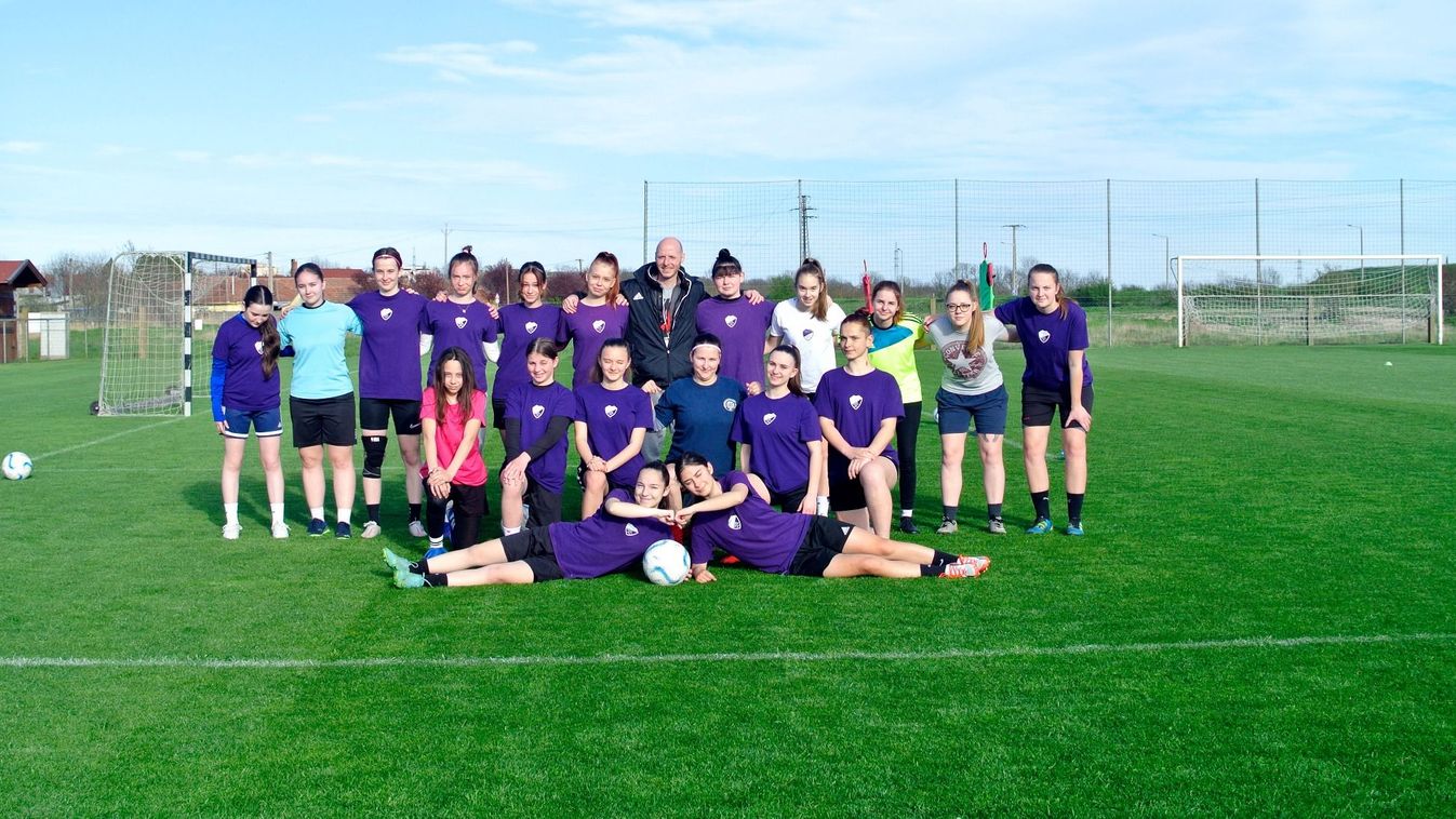 Lendületesen fejlődik a női foci a Békéscsabai Labdarúgó Akadémián