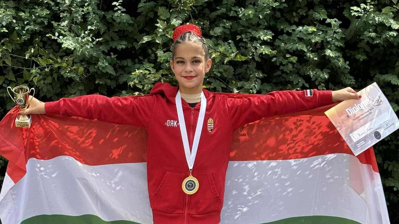 Kempf Anna Európa-bajnok légtornában