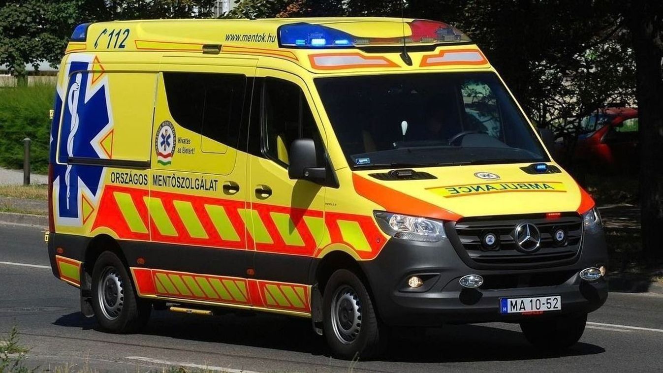 Utoléréses baleset: a mentők is a helyszínen vannak